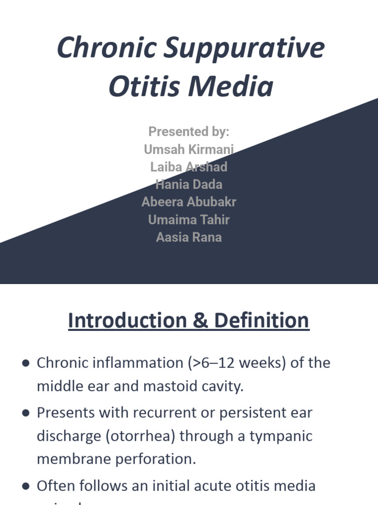 Active CSOM with Cholesteatoma Overview | PDF | Auditory System ...
