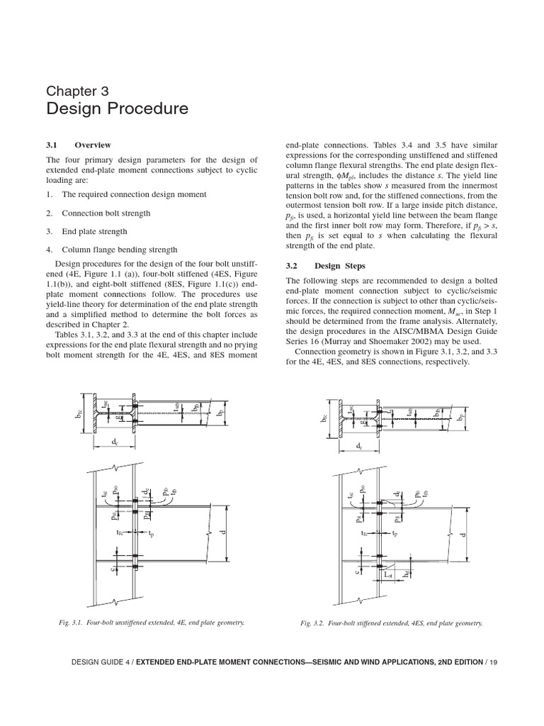 Design of Extended End-Plate Moment | PDF | Buckling | Column