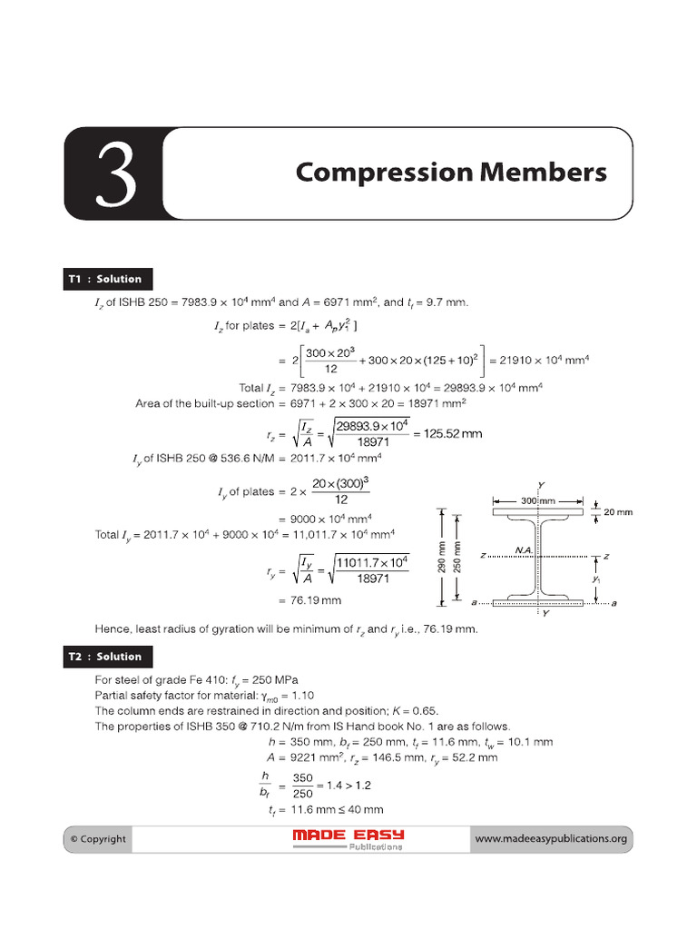 Compression Members | PDF