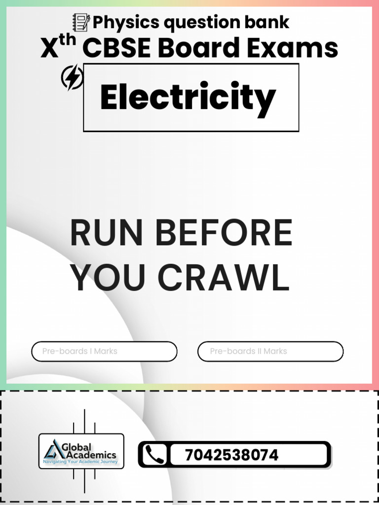 Xth Electricity Ques Bank | PDF
