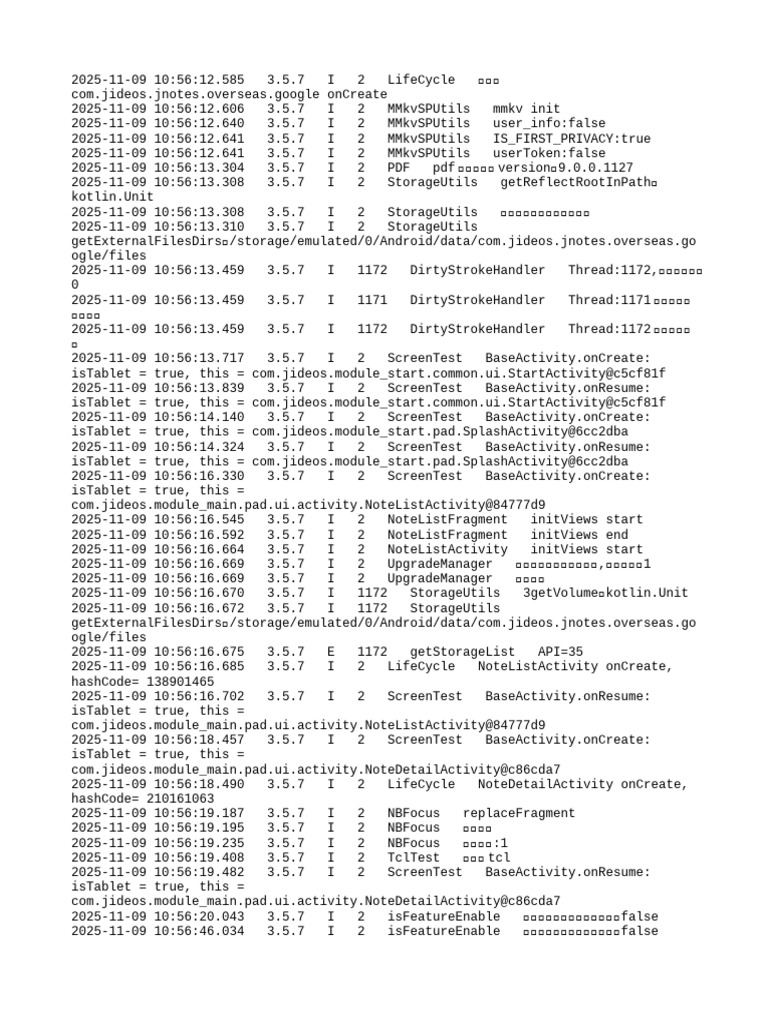 2025-11-09_log | PDF | Computer Programming