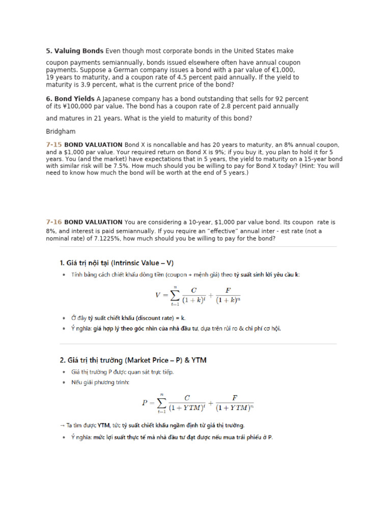 bài tập TCDN | PDF