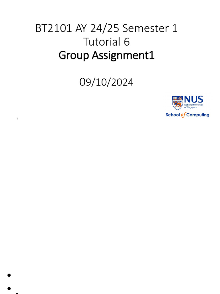 BT2101 Tutorial 6-GA1 | PDF | Coefficient Of Determination | Confounding