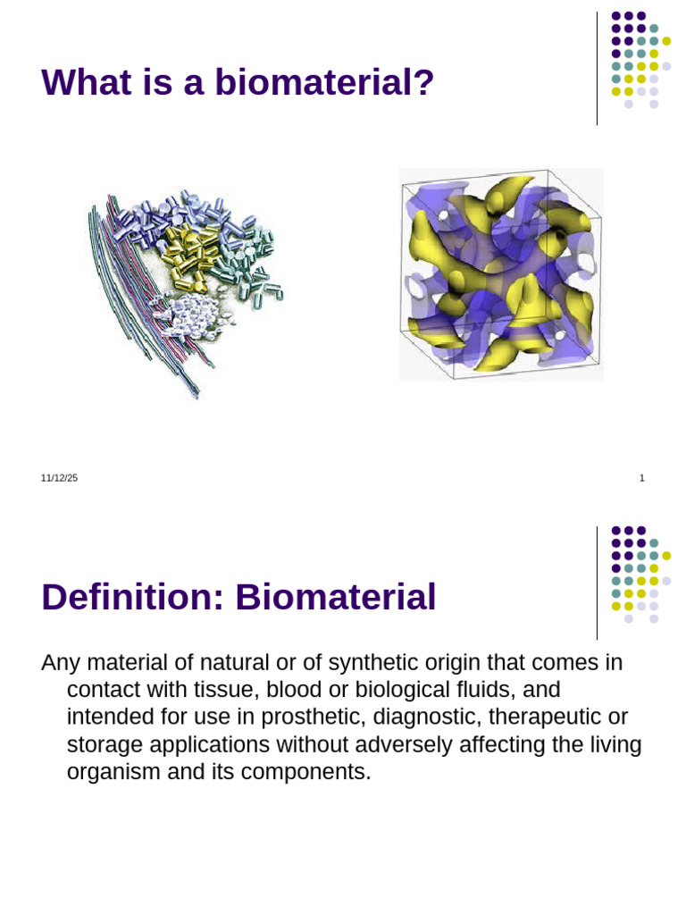 Overview | PDF | Biomaterial | Medical Device