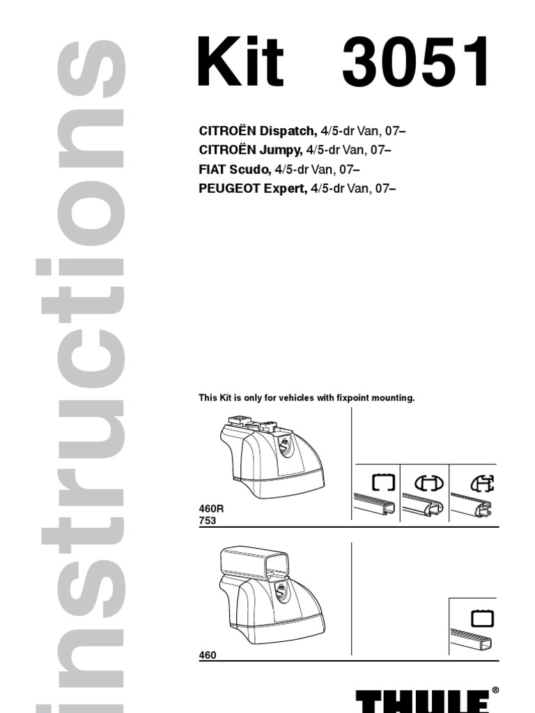 Van Roof Rack Installation Guide | PDF | Motor Vehicle Manufacturers | Bus