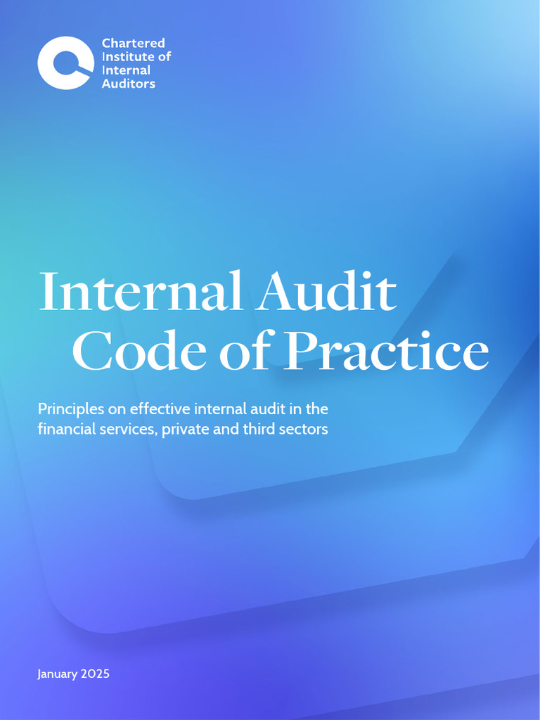 Internal Audit Code of Practice 2025 | PDF | Internal Audit | Audit