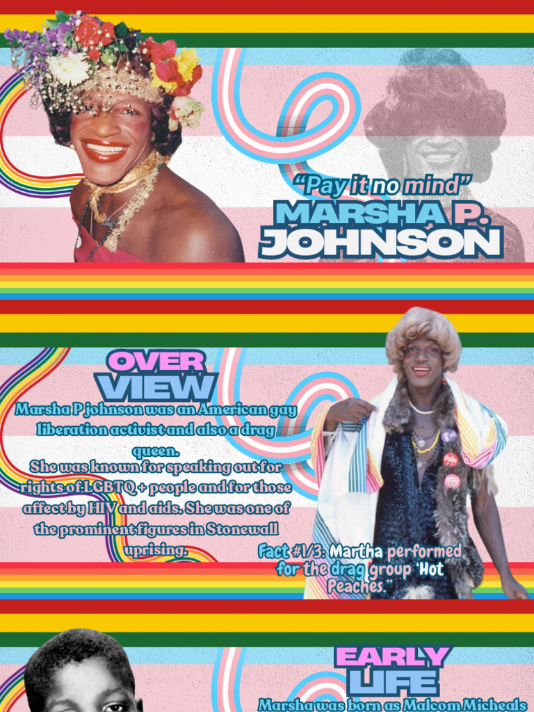 Marsha P. Johnson: LGBTQ Activist Legacy | PDF