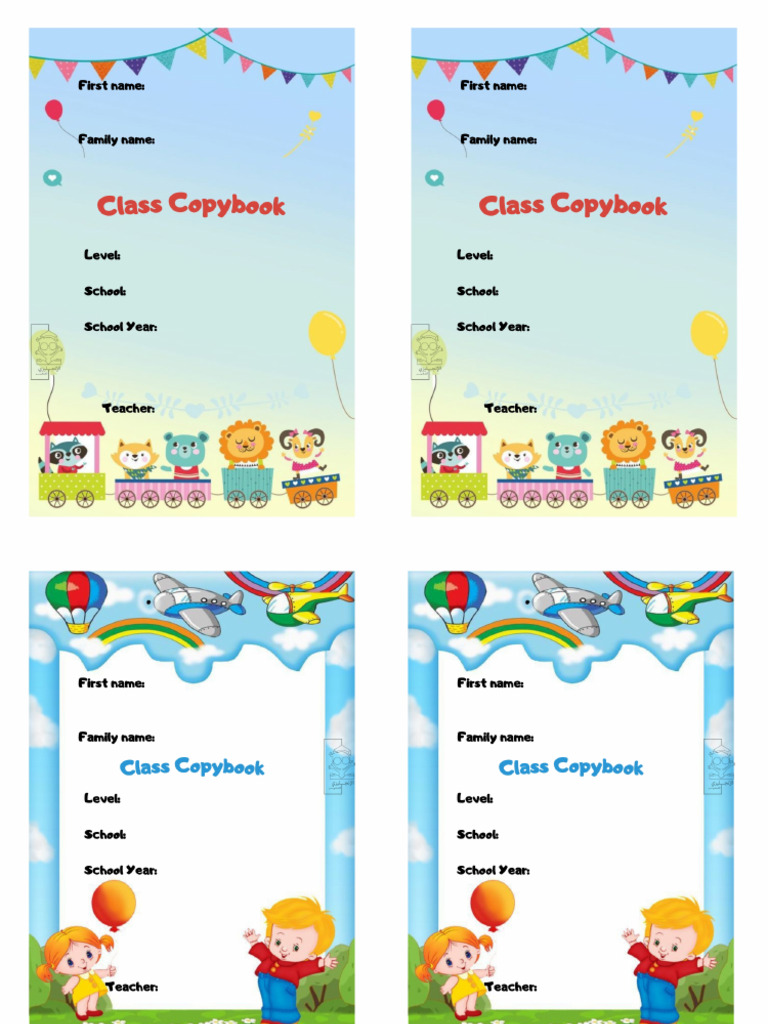 Class Copybook Rolling Copybook | PDF