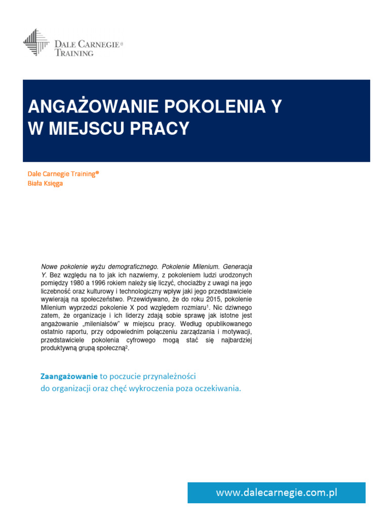 Engage Millennials PL | PDF