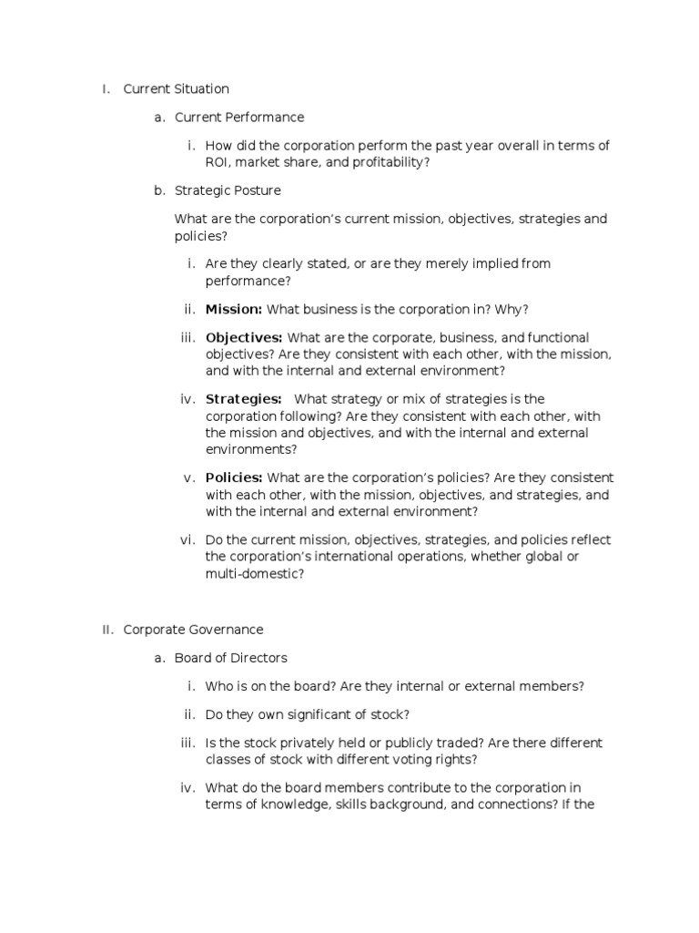 Outline Strategic Audit | Strategic Management | Human Resource Management