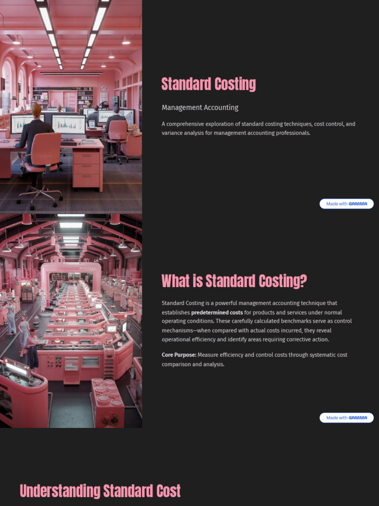 Standard Costing Techniques Explained | PDF | Management Accounting ...