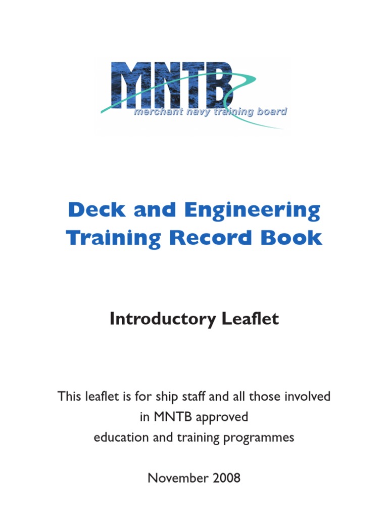 MNTB Training Record | PDF | Water Transport | Transport
