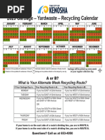 Bin Collection Calendar 2025 | PDF | Waste Management | Waste