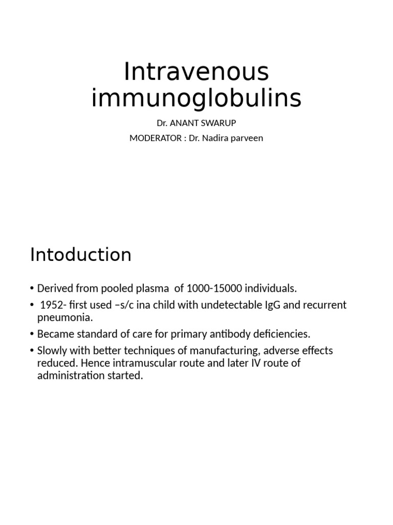 Iv Ig | PDF