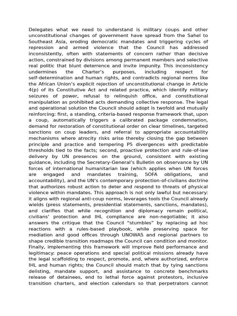 Mod Speech | PDF | Government | International Relations