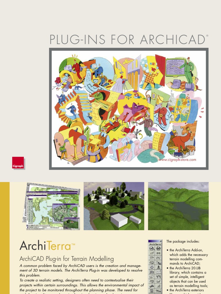 Plug-Ins For Archicad: Cigraph | PDF | Spreadsheet | Stairs