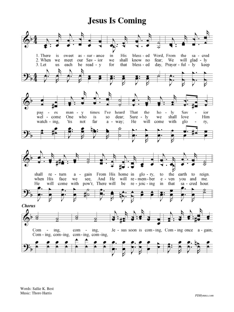 Jesus Is Coming - Arr2 | PDF