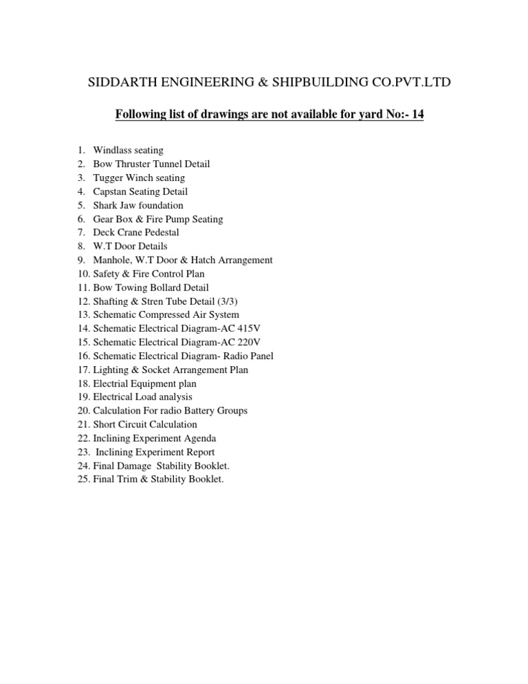 DWG List | PDF