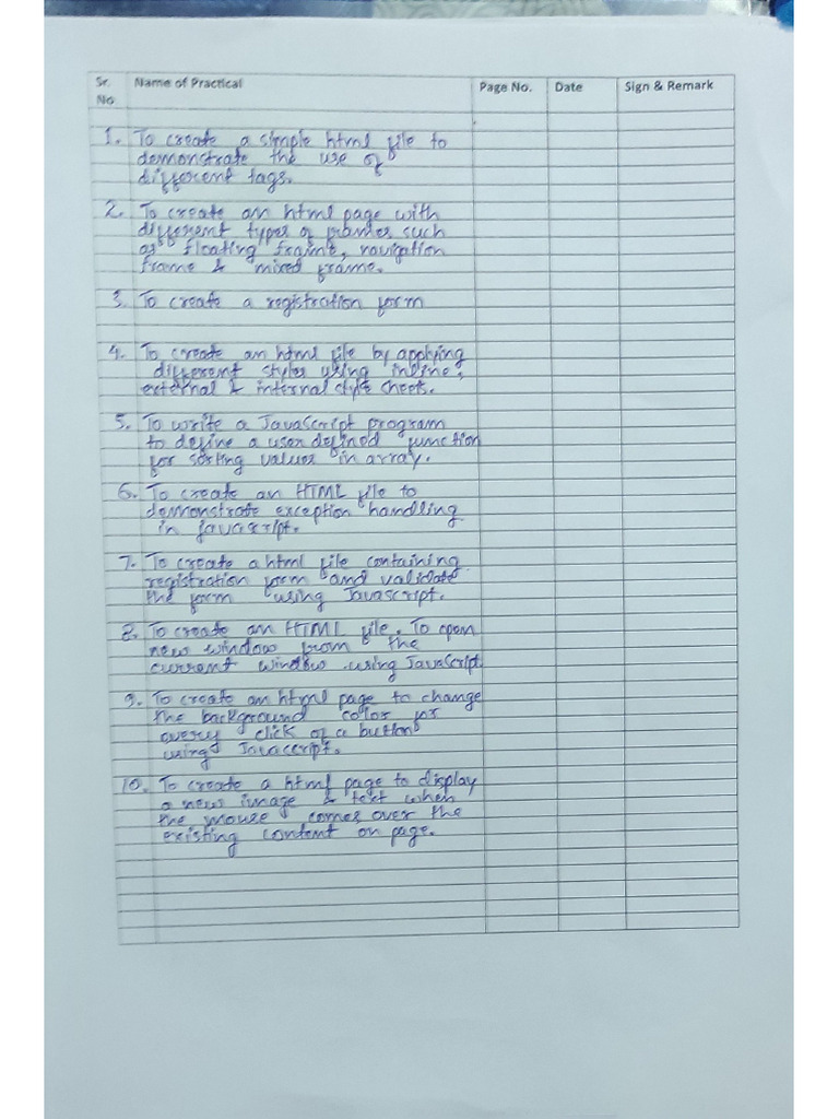 Webd Lab File | PDF