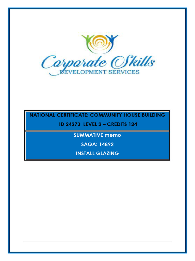 Community House Building Assessment Guide | PDF | Educational Assessment