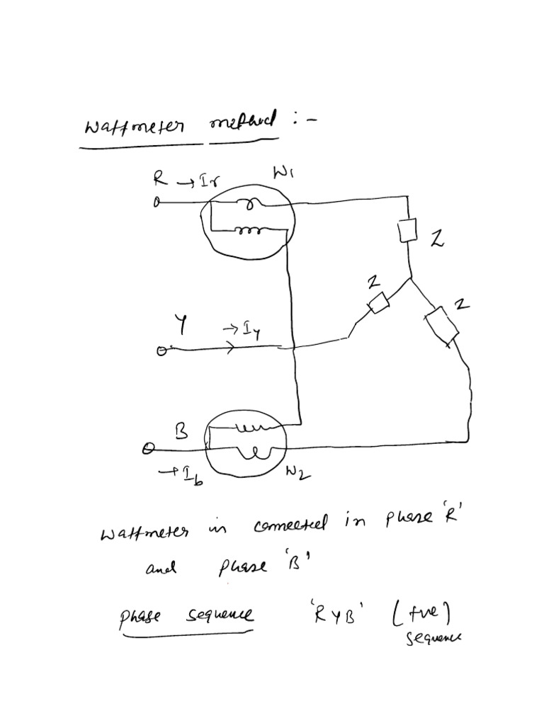 Wattmeter Notes 1 | PDF | Electrical Engineering | Electricity