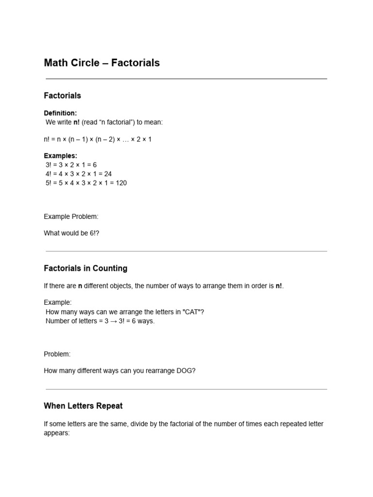 Math Circle 8 - 8 | PDF
