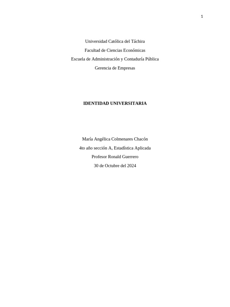 Ensayo María Colmenares | PDF | Comunidad | Institución