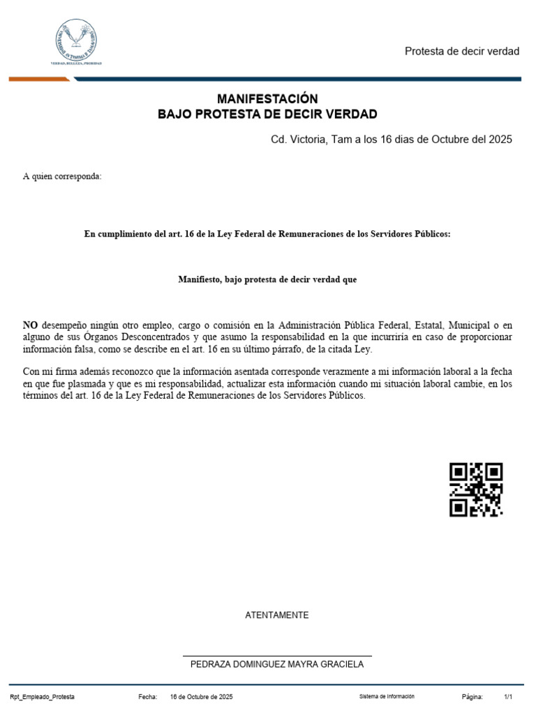 Manifiesto Mayra Pedraza | PDF