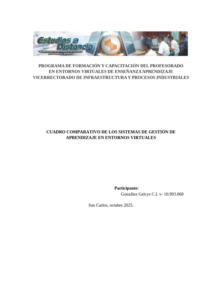 Cuadro Comparativo SGA Mod1 GEVEA | PDF | Moodle | Web Ct