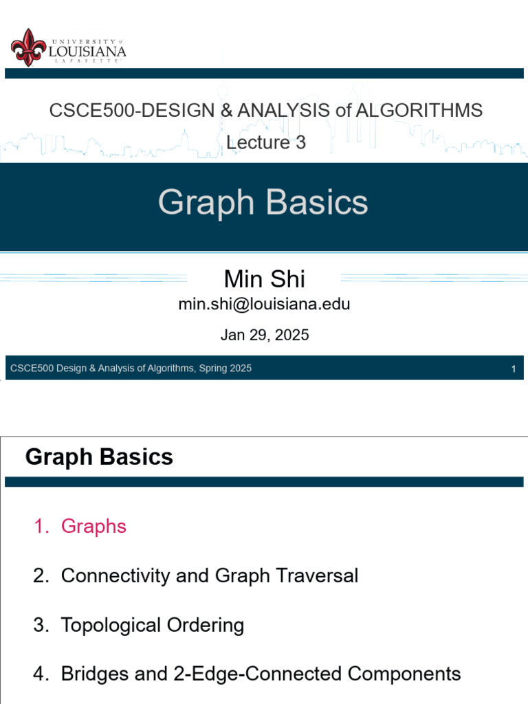 Graph Basics | PDF | Algorithms | Algorithms And Data Structures