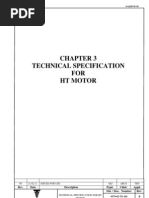Tech. Specification For HT Motor | PDF | Bearing (Mechanical ...