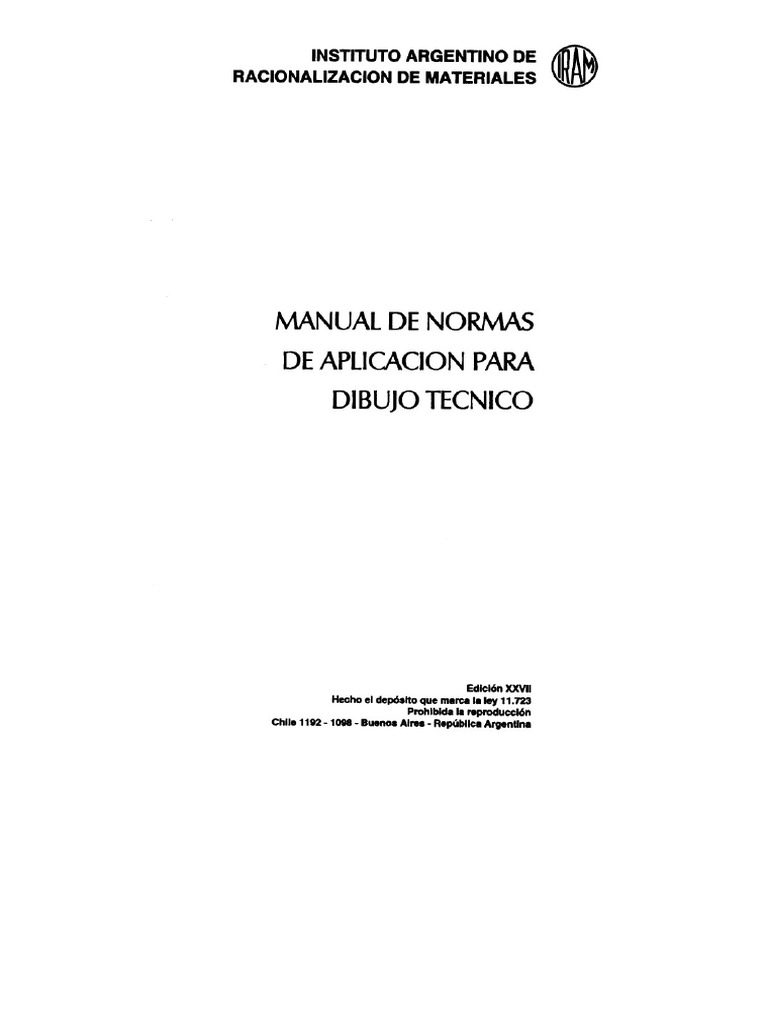 Normas IRAM Dibujo Tecnico 2 | PDF