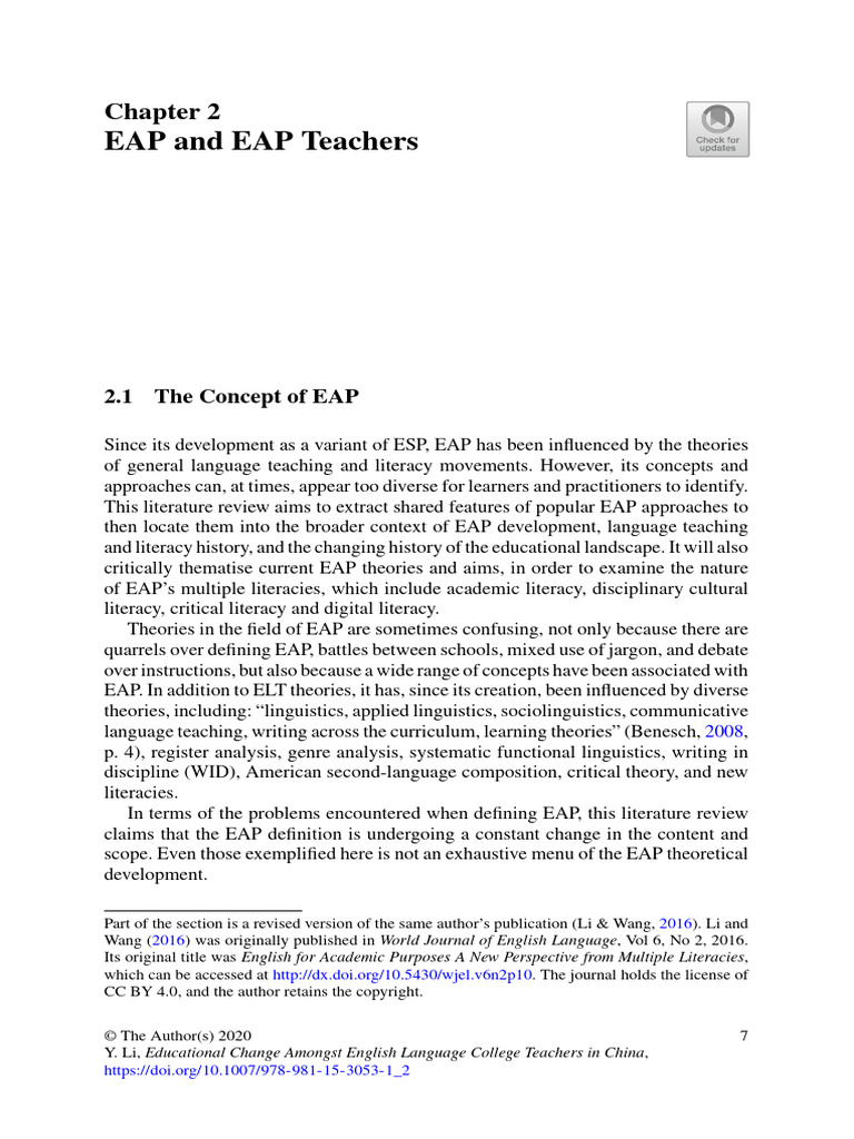 Understanding EAP: Theories and Literacies | PDF | Linguistics | Discourse