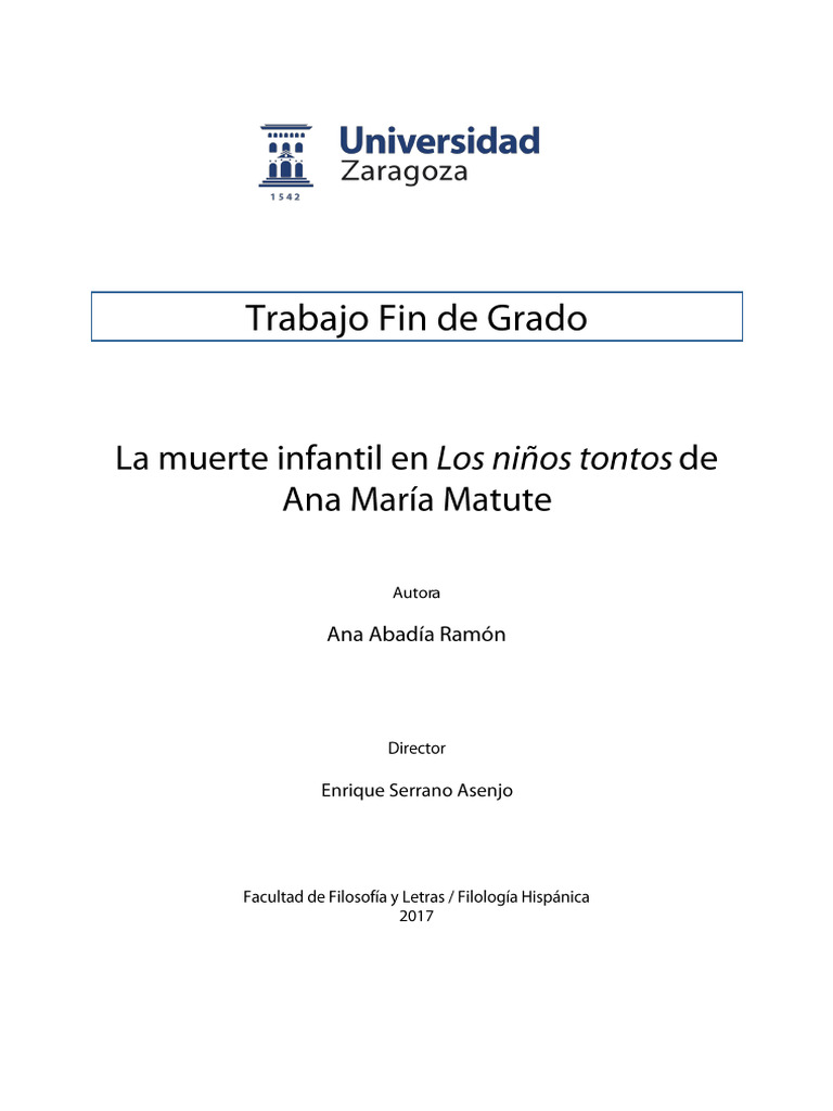 La Muerte Infantil en Los Niños Tontos | PDF | Cuentos