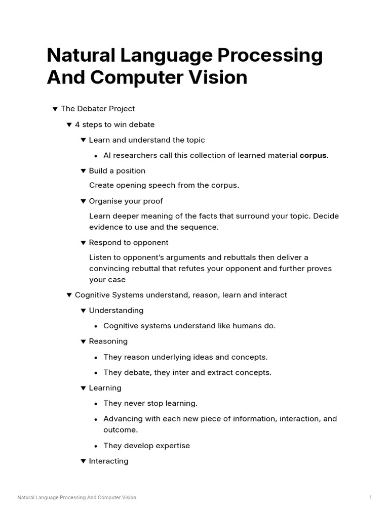 Natural Language Processing and Computer Vision | PDF | Artificial ...