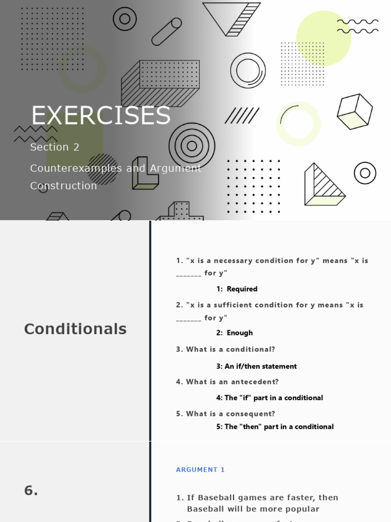 Understanding Conditionals and Arguments | PDF | Syntax (Logic) | Logic