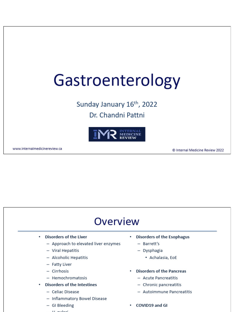 Gastroenterology Disorders Overview | PDF | Coeliac Disease | Cirrhosis