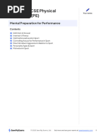 Arousal and Performance in Sports | PDF | Anxiety | Psychological Concepts