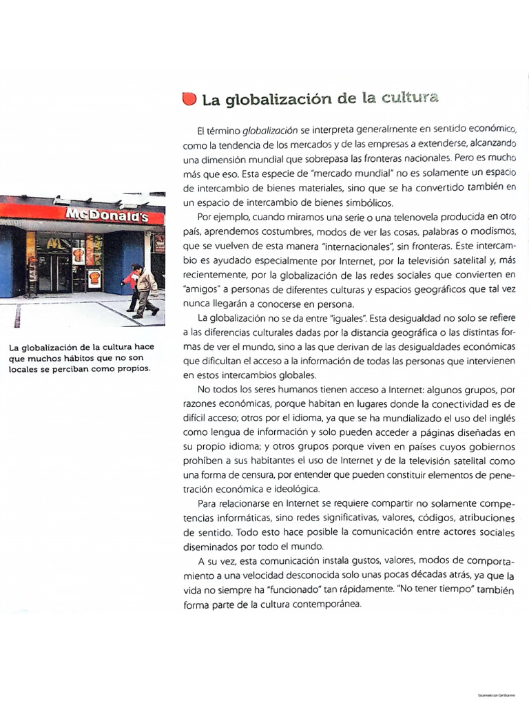 Globalizacion y Cultura | PDF