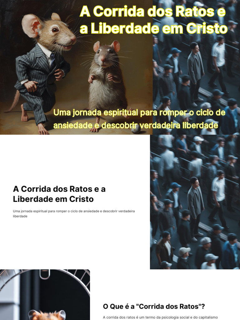 Liberdade em Cristo: Rompendo a Corrida dos Ratos | PDF | Sabedoria | Deus