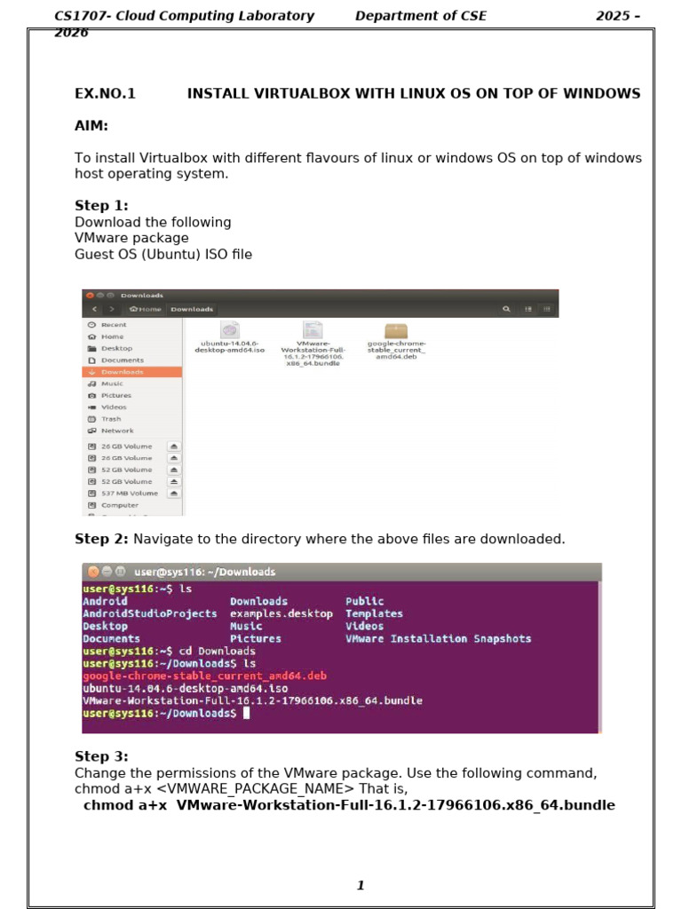 Google Cloud Lab Simulation Guide | PDF | Virtual Machine | Operating ...