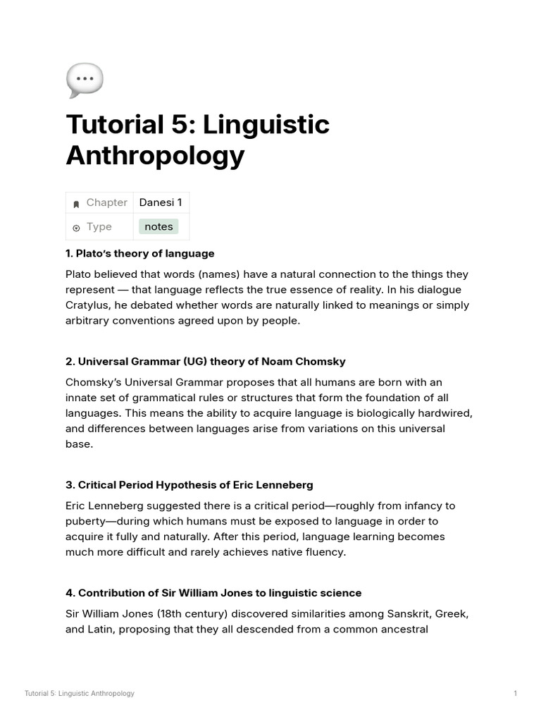 Key Concepts in Linguistic Anthropology | PDF | Linguistics | Anthropology