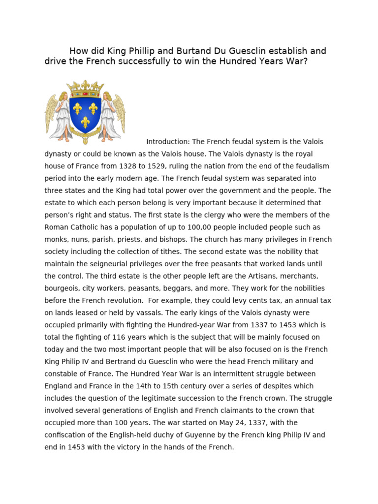 French Victory in the Hundred Years War | PDF | Kingdom Of France