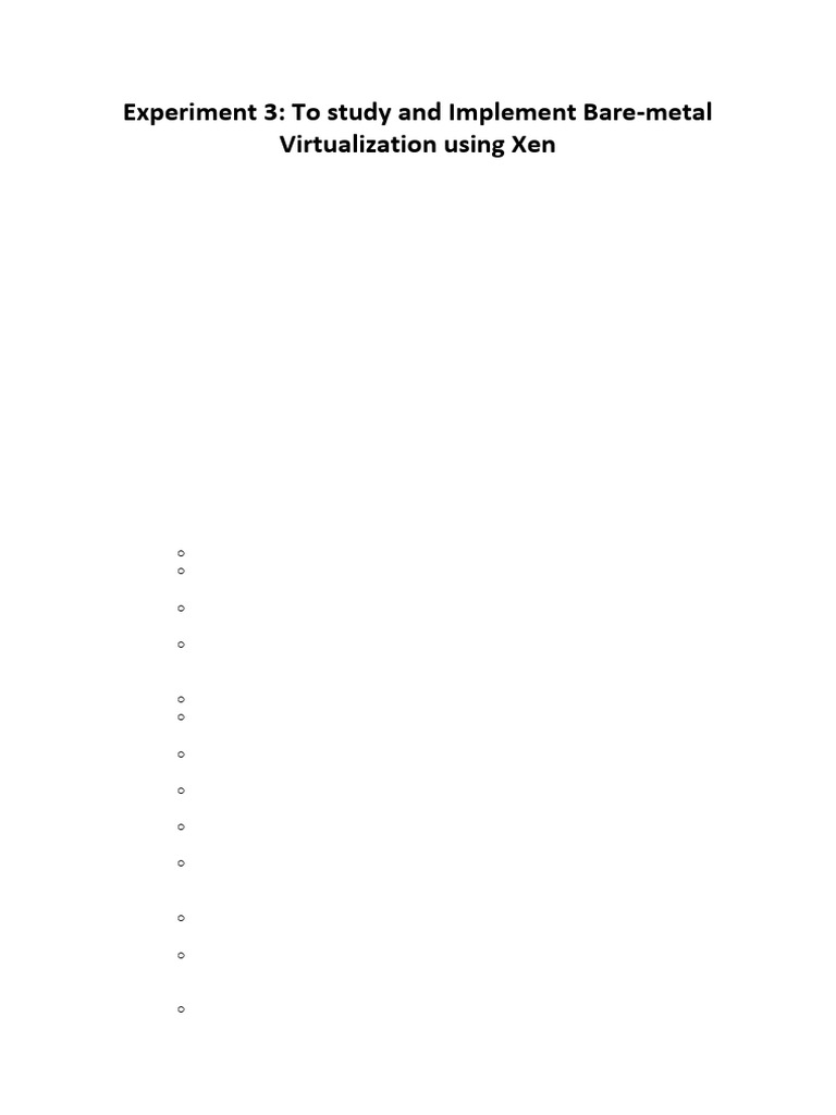 Experiment 3 | PDF | Virtual Machine | Scalability