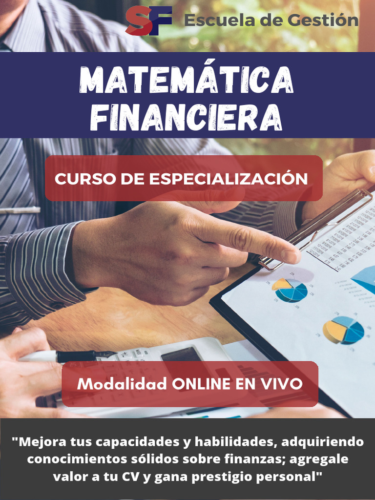 Brochure Curso Matemática Financiera | PDF | Tasas de interés | Interés