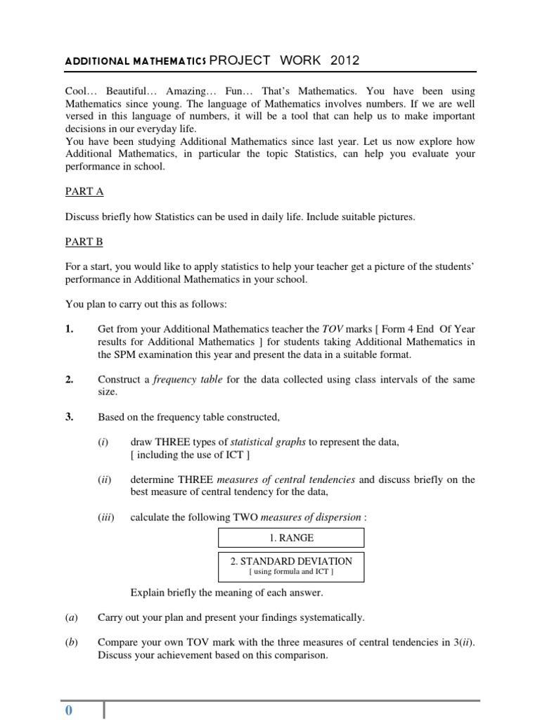 Standard Deviation 1. Range: (Using Formula and ICT) | PDF ...