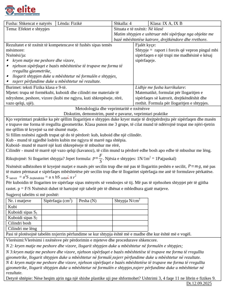 Tema 2 - Efektet e Shtypjes | PDF