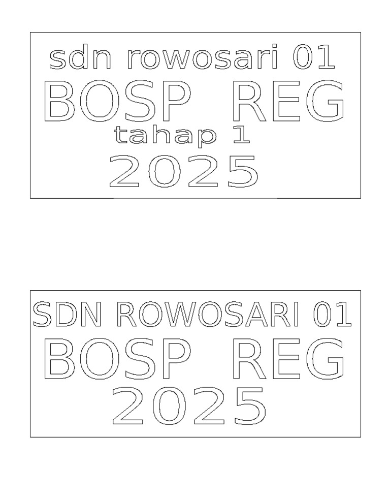 Sablon Meja Kursi | PDF