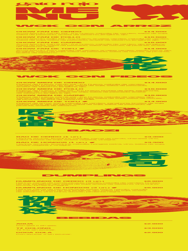 Menu Gato Rojo | PDF | Bola de masa hervida | Preparación de comida y ...