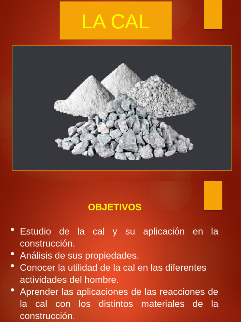 Aplicaciones y propiedades de la cal en construcción | PDF | Lima ...